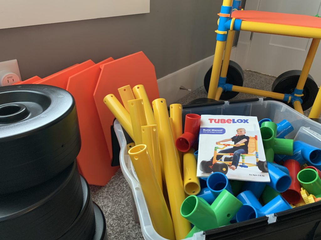 REVIEW: Tubelox Building Kit for Forts and Fun - At Home in the Future