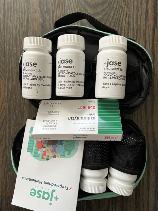 REVIEW: Jase Case Emergency Antibiotics Kit - At Home in the Future